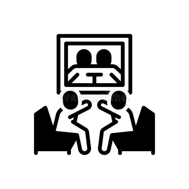 Black Solid Icon for Memories, Recollection and Moment Stock ...