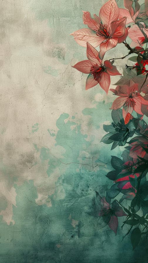 Memories in the Mist. Faded Background Concept Stock Illustration ...