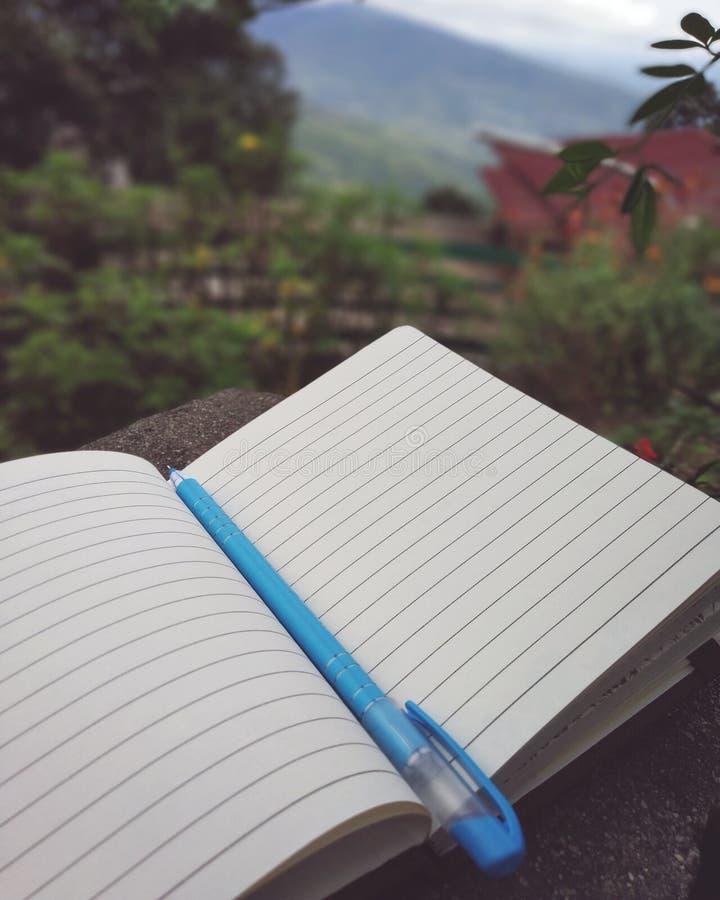 Memories written in diary stock photo. Image of leaf - 201227790