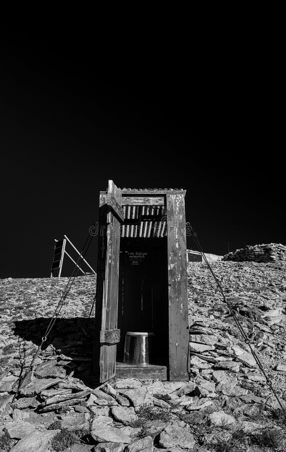 In Memorium Privy on Peak stock photo. Image of tied - 282560302