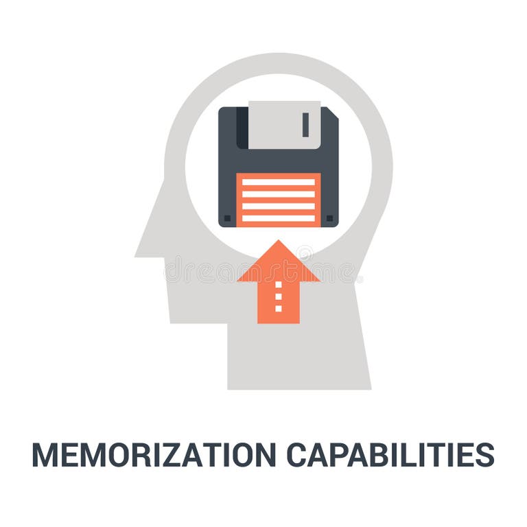 Memorization Capabilities Icon Concept Stock Illustration ...
