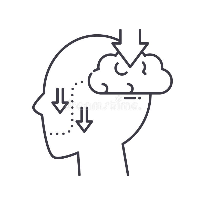 Memorization Icon, Linear Isolated Illustration, Thin Line Vector, Web ...