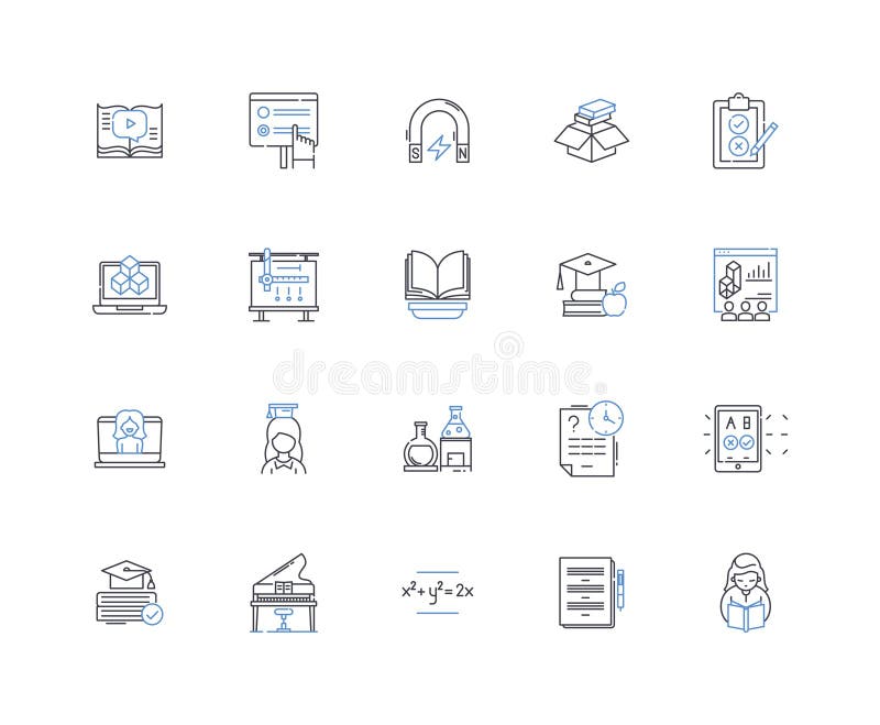 Memorization-learning Line Icons Collection. Recall, Retention ...