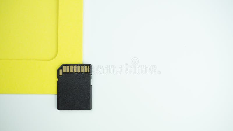 A Memory Card with a Colourful Frame for Concept Presentation Stock ...