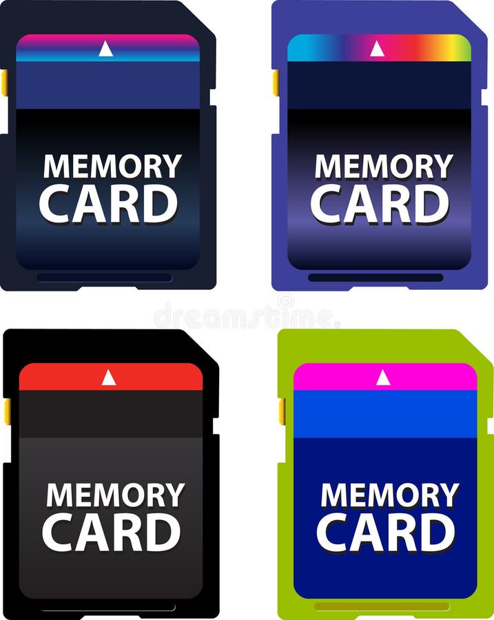 Memory card stock vector. Illustration of storage, memory - 31462572