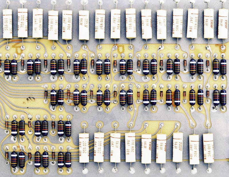 Vintage Computer Memory Card Stock Image - Image of design, flipped ...