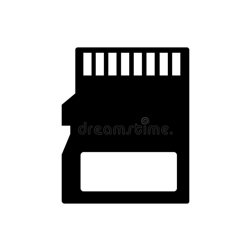 Memory Card Icon. Micro SD Icon for Web and App Stock Vector ...