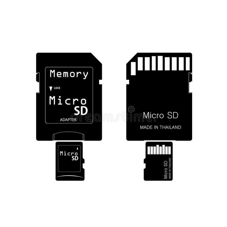 Micro Sd Card Stock Illustrations – 2,896 Micro Sd Card Stock ...