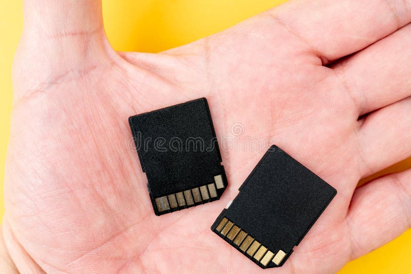 Memory Cards for Gadgets. Modern Storage Devices Stock Image - Image of ...