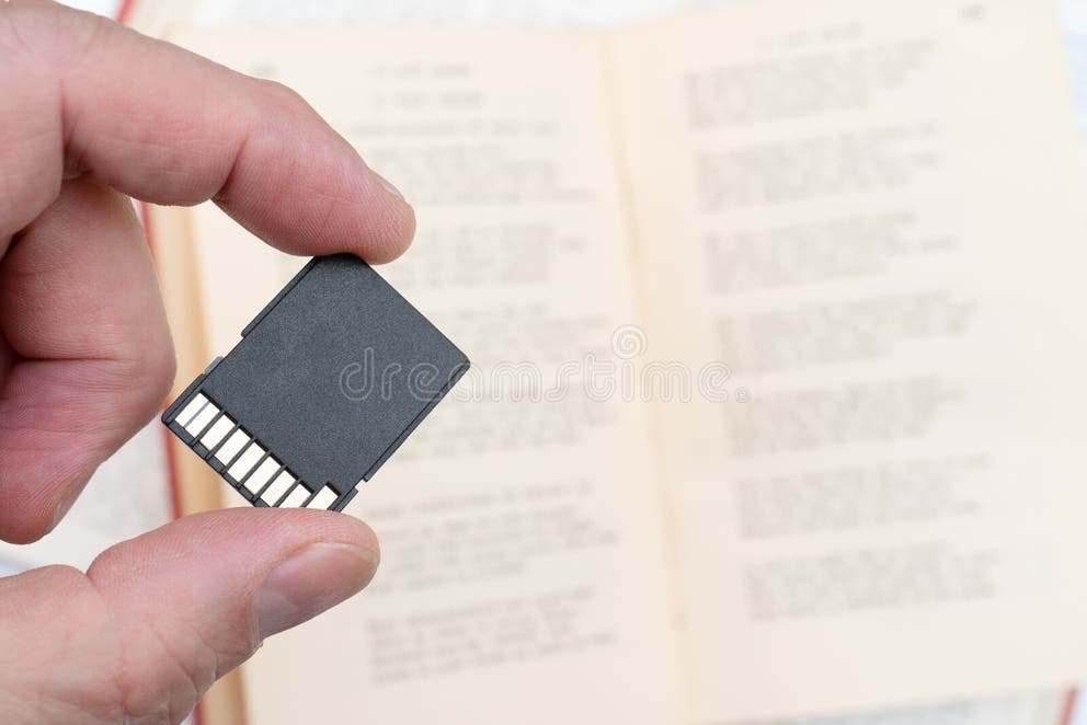 Memory Cards for Gadgets. Modern Storage Devices Stock Image - Image of ...