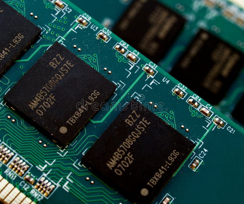 Memory Chip stock photo. Image of sdram, transistors, electronics - 23736