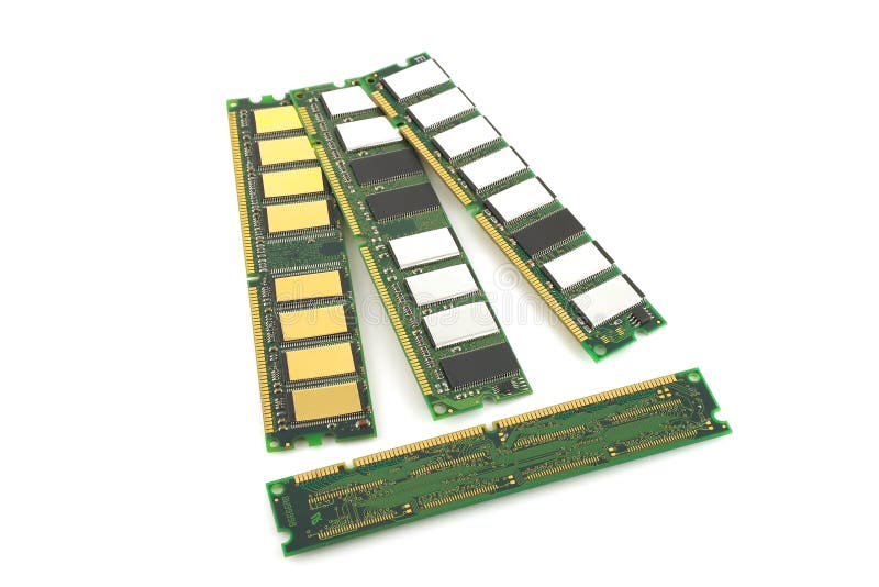 Memory chips for computer stock image. Image of storage - 35702975