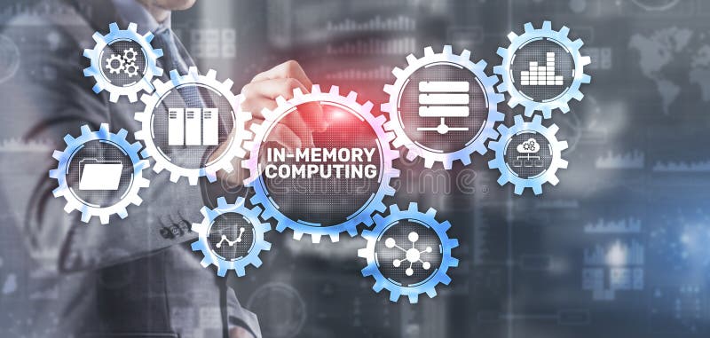 In Memory Computing High Performance Distributed Systems Stock Image ...