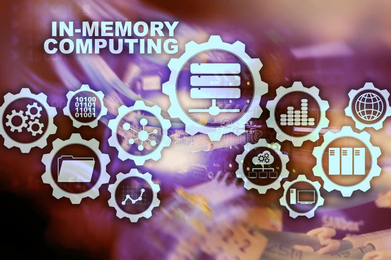 In-Memory Computing. Technology Calculations Concept Stock Image ...
