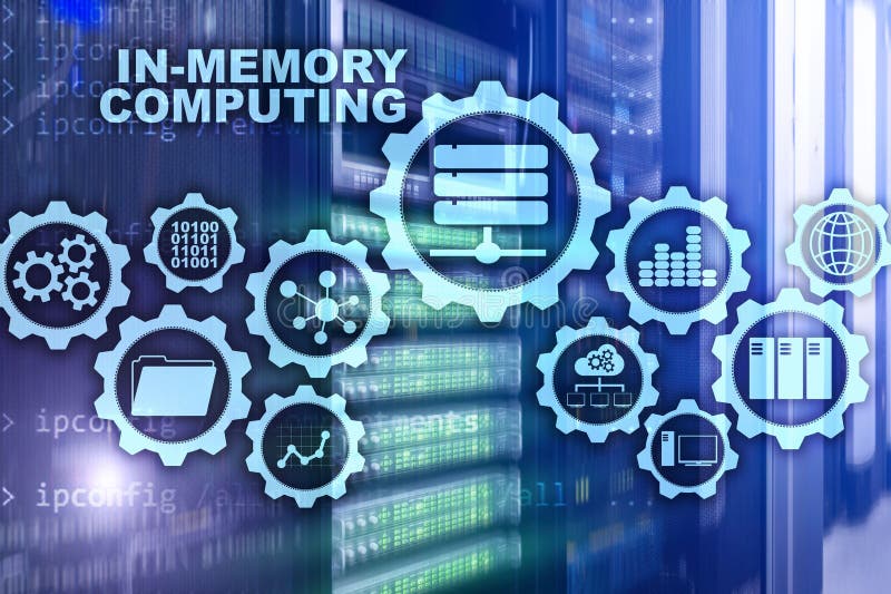 In-Memory Computing. Technology Calculations Concept. High-Performance ...