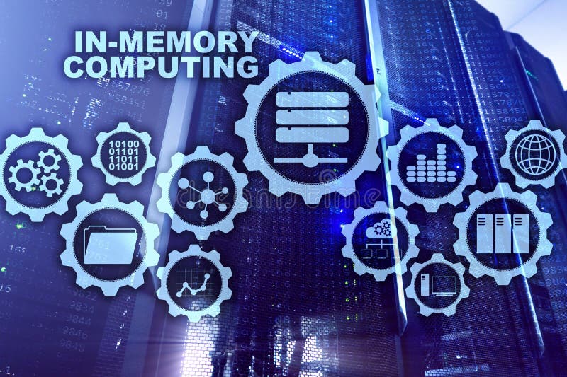 In-Memory Computing. Technology Calculations Concept Stock Image ...