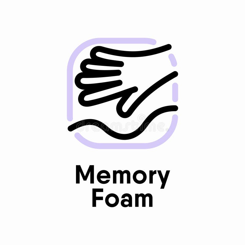 Memory Foam Information Sign Stock Vector - Illustration of icon ...
