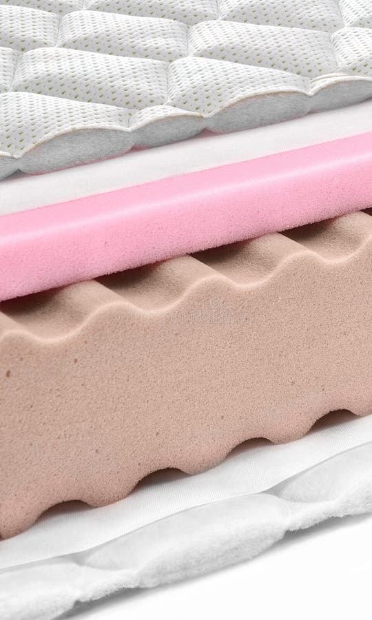 Memory Foam - Latex Mattress Cross Section - Hi Quality Stock Image ...