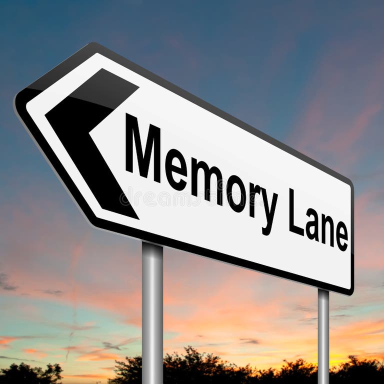 Memory Lane Sign Stock Illustrations – 26 Memory Lane Sign Stock ...