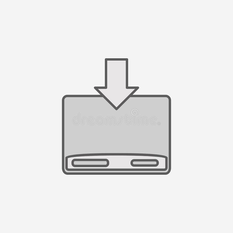 Memory Load Character Field Outline Icon. Element of 2 Color Simple ...