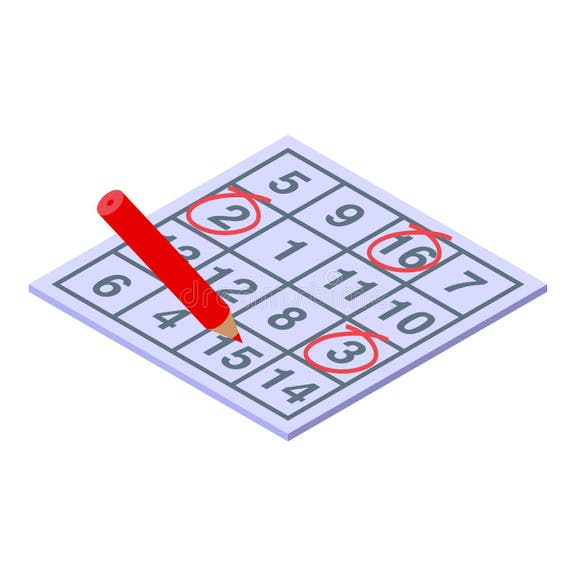 Memory Number Icon Isometric Vector. Brain Care Stock Vector ...