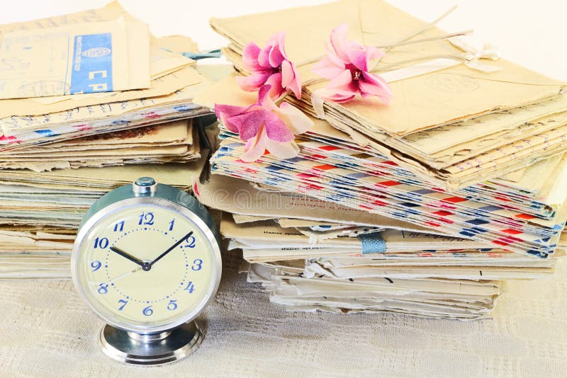 Memory of the past stock photo. Image of clock, receive - 54861542