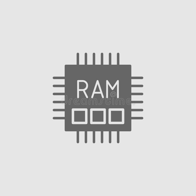 Ram Memory Icon Symbol Flat Design Stock Vector - Illustration of part ... Ram Memory Icon Symbol Flat Design Stock Vector - Illustration of part ...