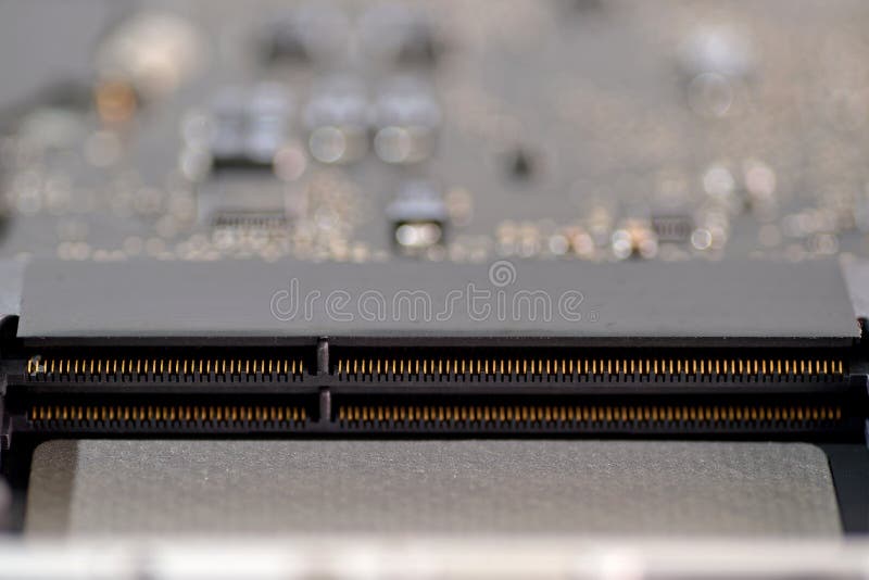 Memory slot stock image. Image of technology, motherboard - 81316771