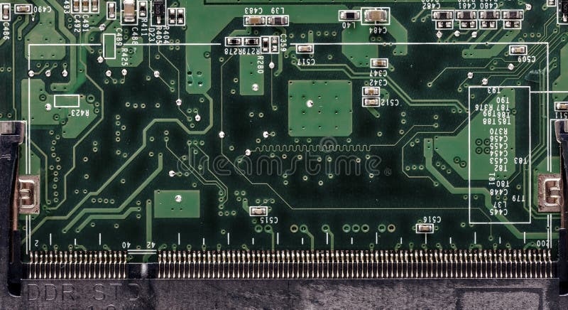 Memory slot for upgrades stock photo. Image of chip, technology - 91882674