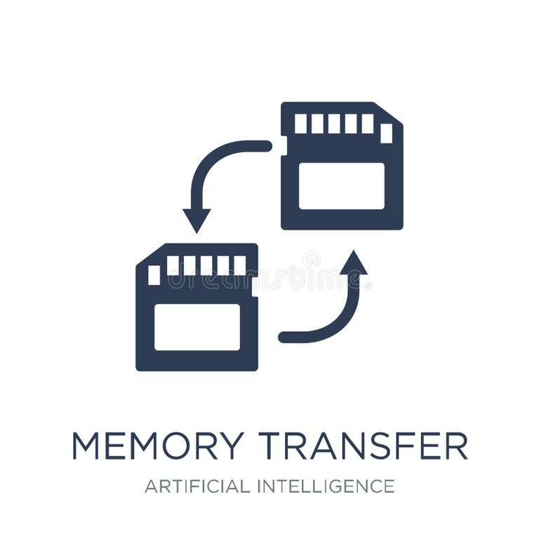 Memory Transfer Icon. Trendy Flat Vector Memory Transfer Icon on Stock ...