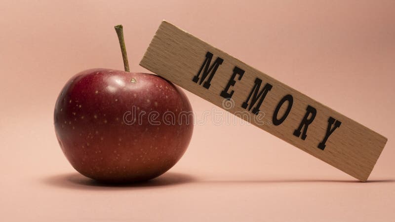 Memory Was Written on the Wooden Surface. Wooden Concept Stock Image ...