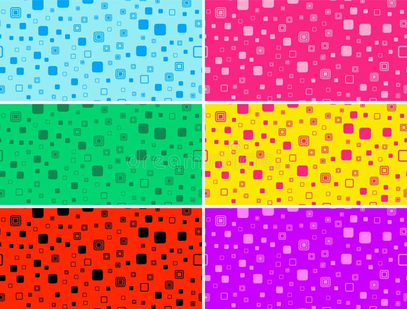 Memphis Banners, Pattern with Simple Geometric Elements, Fashion Trend ...