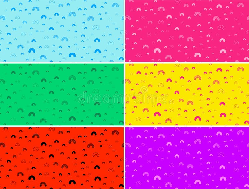 Memphis Banners, Pattern with Simple Geometric Elements, Fashion Trend ...