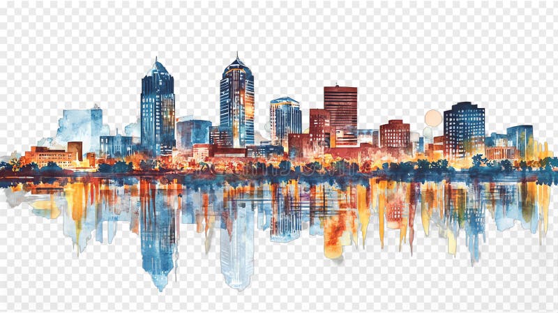 Memphis city skyline stock photo. Illustration of travel - 341524974