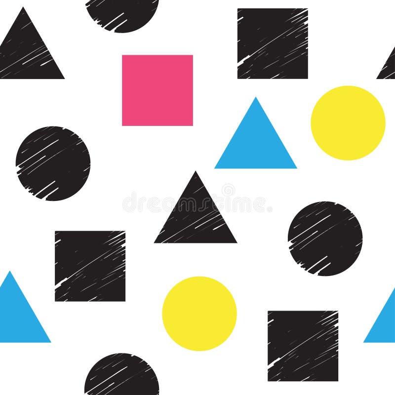 Memphis design pattern stock vector. Illustration of design - 129118748