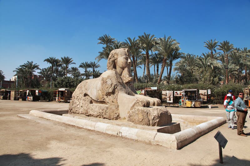 Memphis, Egypt - 04 Mar 2017: Memphis is the Ancient Capital of Egypt ...