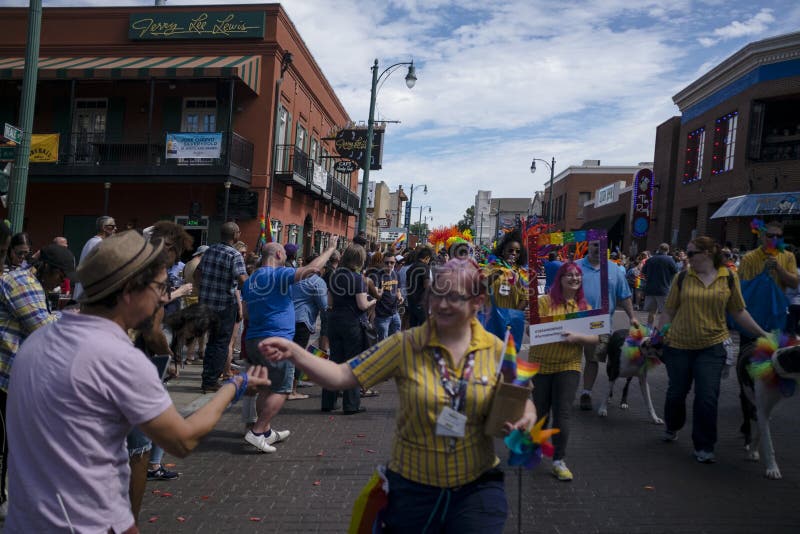 Memphis Gay Pride Parade 2017 Fotografía editorial - Imagen de igual ...