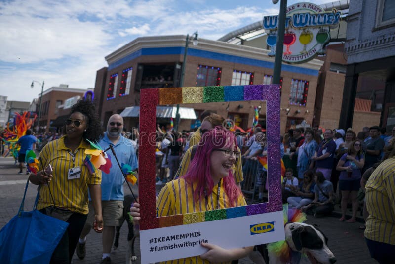 Memphis Gay Pride Parade 2017 Foto editorial - Imagen de igual, desfile ...