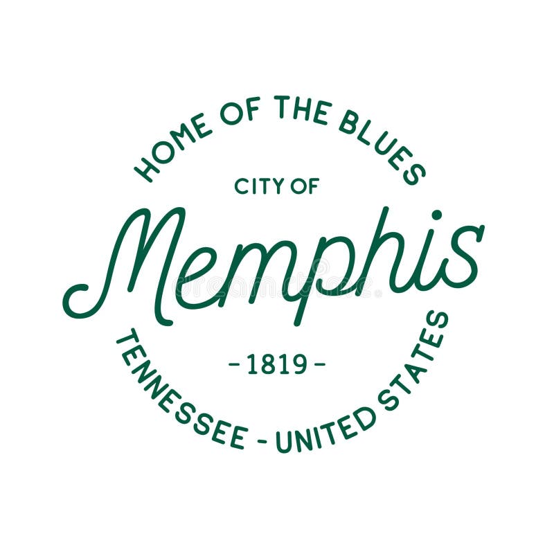 City of Memphis Vector Design Template. Memphis, Tennessee Logotype ...