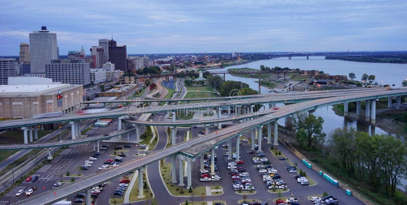 Memphis landscape editorial photo. Image of landmarks - 62712281