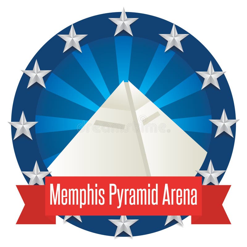 Arena Memphis Pyramid Stock Illustrations – 16 Arena Memphis Pyramid ...