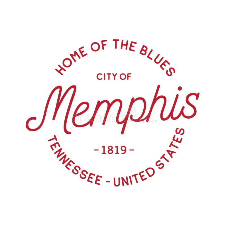 City of Memphis Vector Design Template. Memphis, Tennessee Logotype ...
