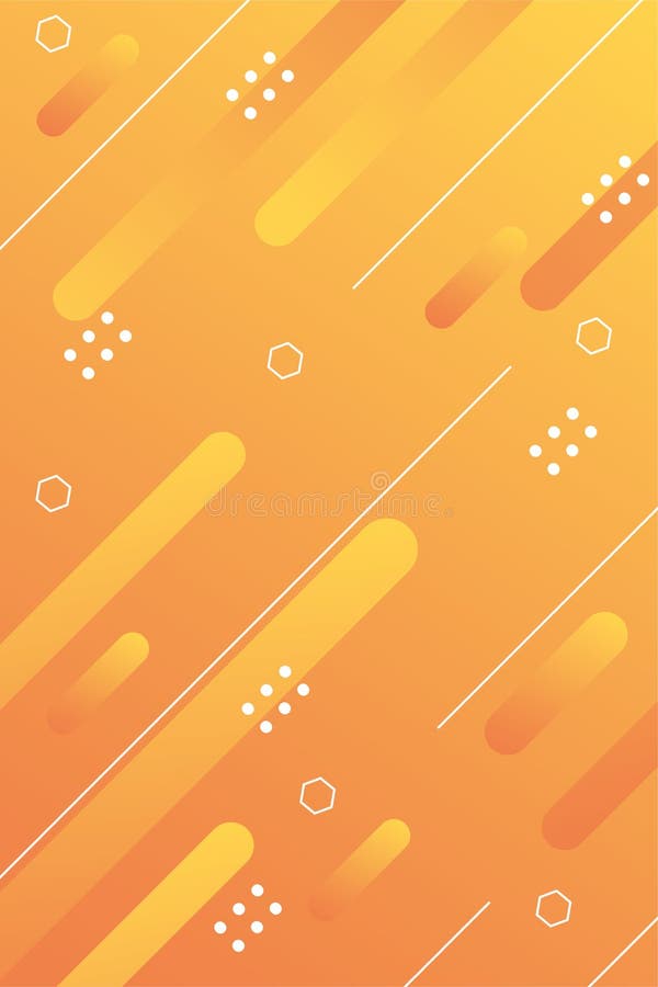 Memphis 80s 90s Style Abstract Trendy Background with Yellow Color ...