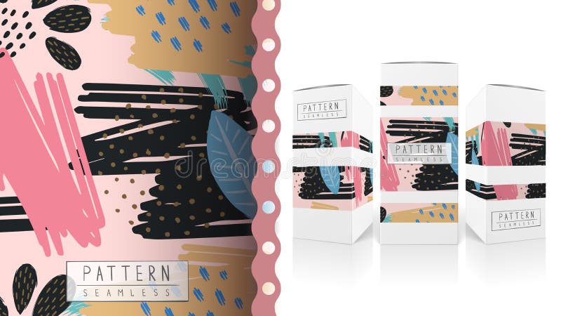 Memphis Seamless Pattern - Idea for Print T-shirt Stock Vector ...