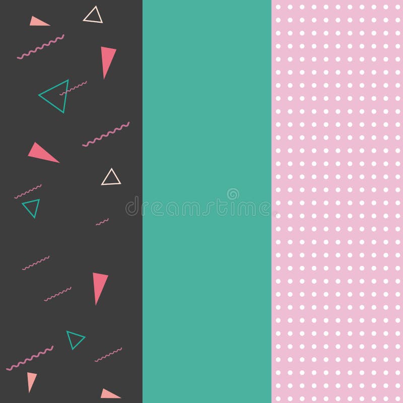 Memphis style design stock vector. Illustration of decorative - 118284698