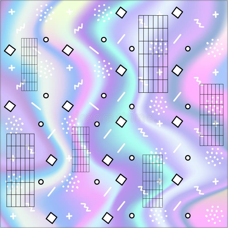 Memphis style stock illustration. Illustration of 1980s - 80661671