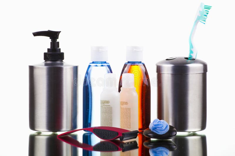 Men beauty products stock photo. Image of beauty, steel - 12039980