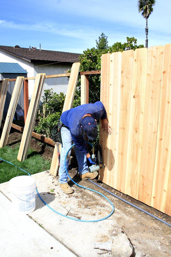 Men building stock photo. Image of enhancement, backyard - 4707194