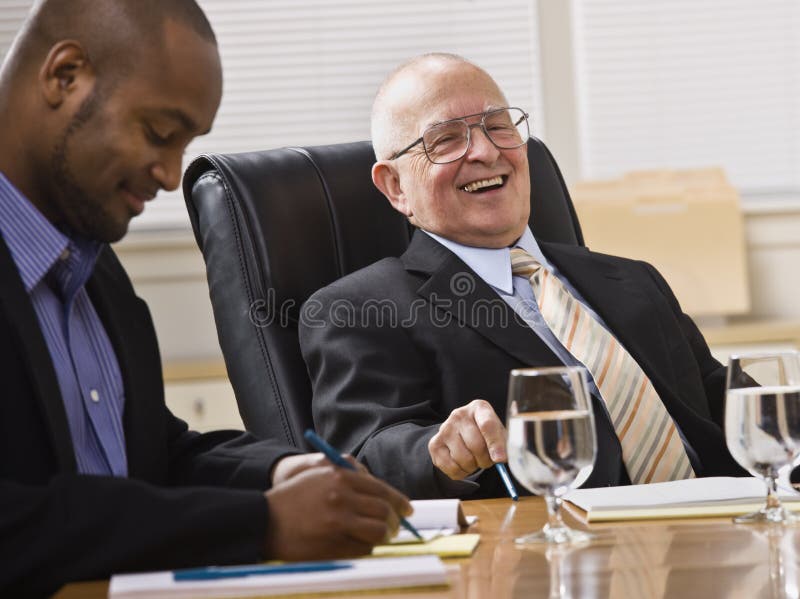 Two businessmen at hotel. stock photo. Image of work, client - 2044760