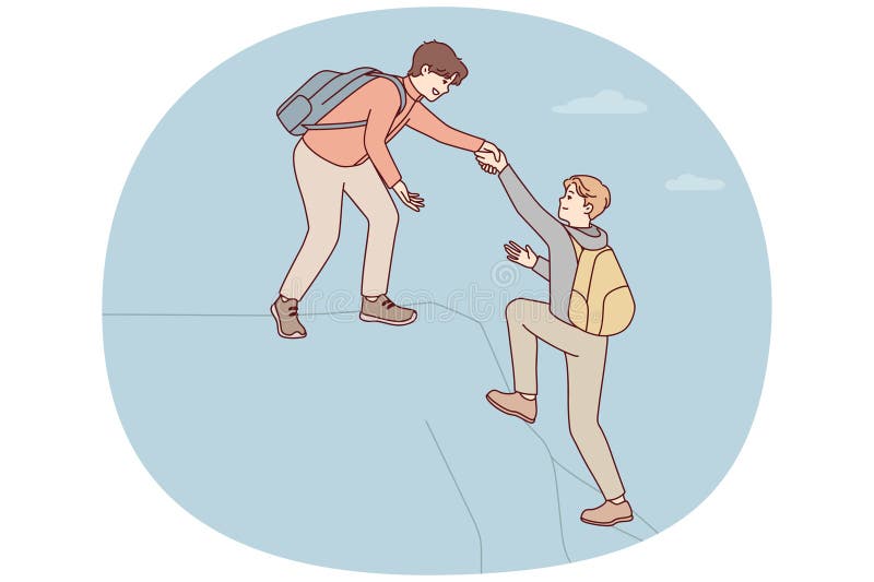 Vector Difficult Mountain Climb Stock Illustrations – 205 Vector ...